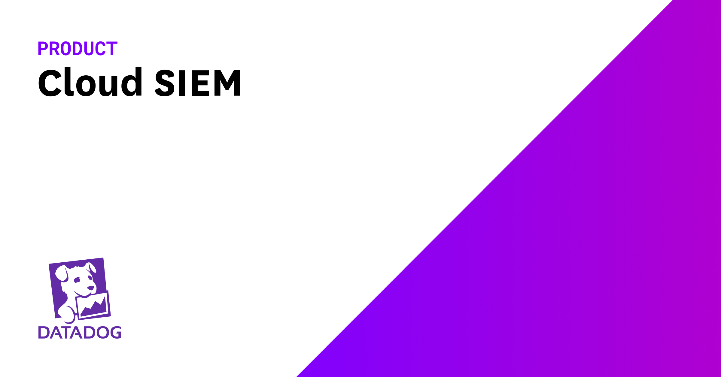Cloud SIEM | Datadog