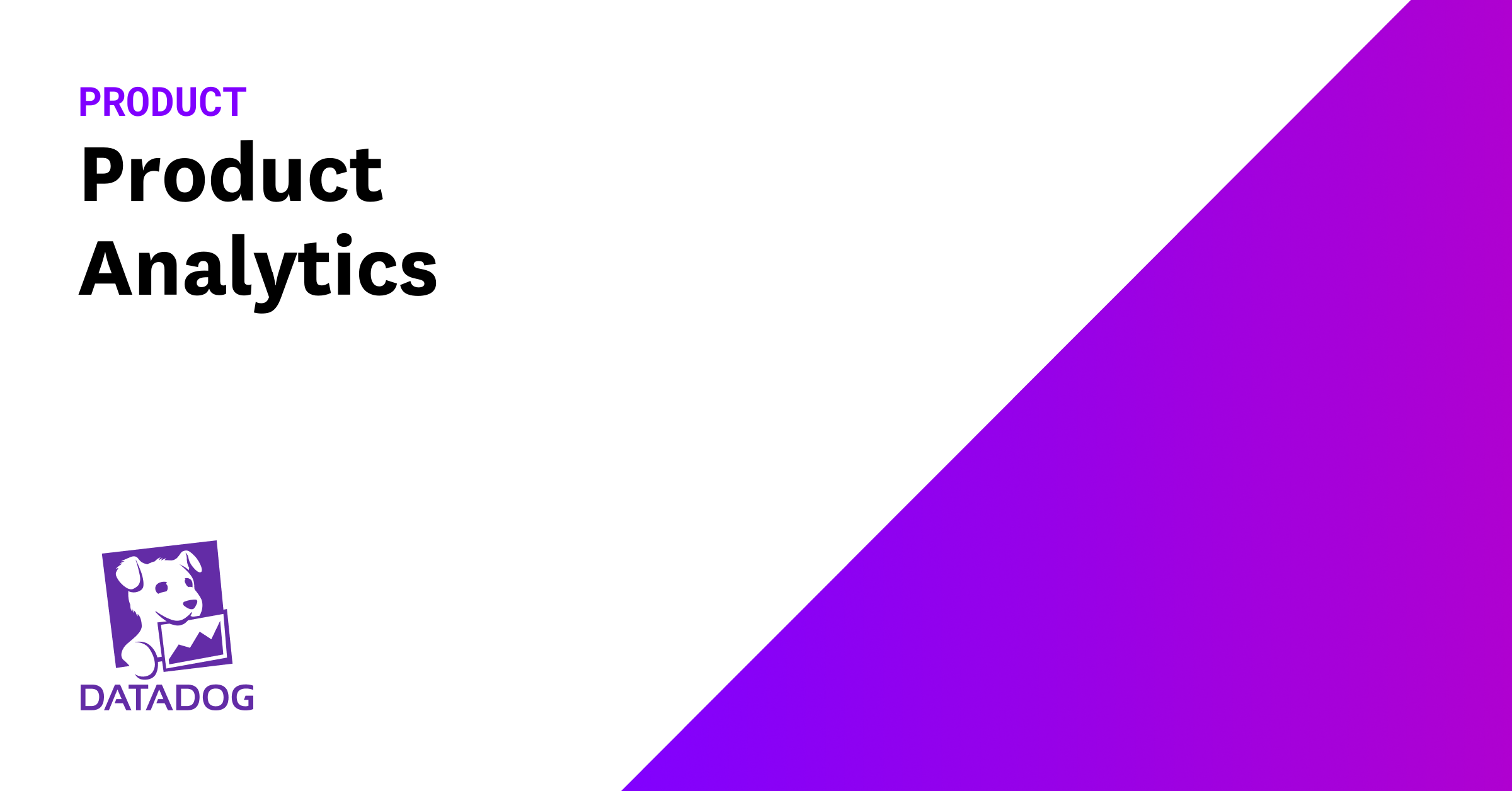 Product Analytics | Datadog
